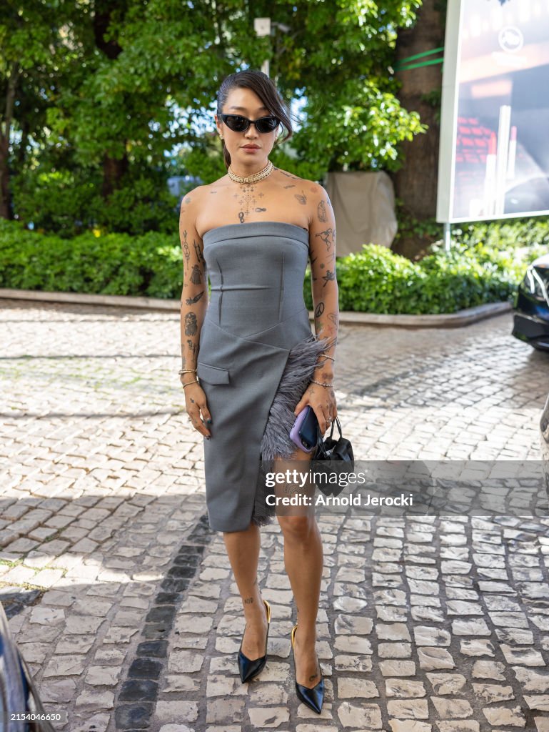 Peggy Gou wears David Koma during the Cannes Film Festival